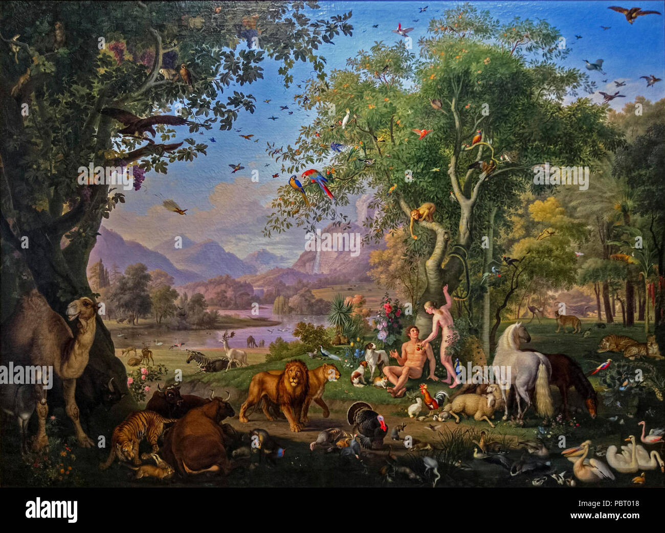 Adam et eve au paradis hi-res stock photography and images - Alamy