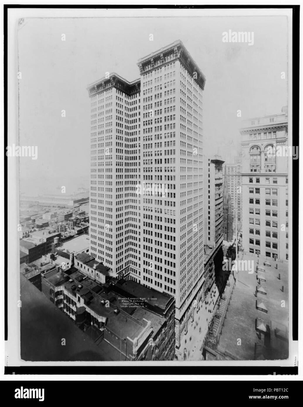Adams Express Bldg. B'way & Exchange Pl Stock Photo - Alamy