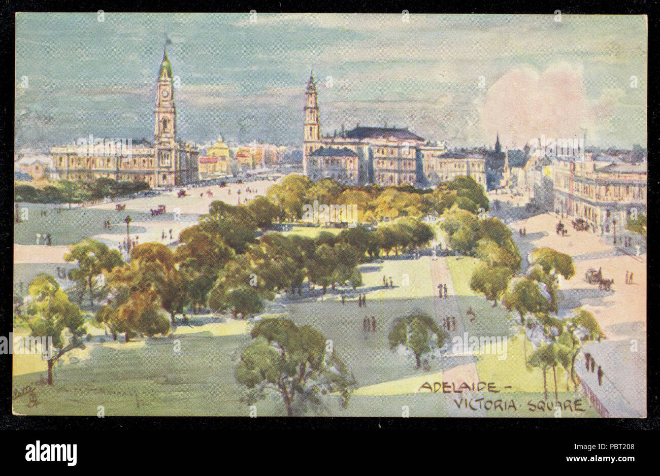 Adelaide - Victoria Square Stock Photo - Alamy