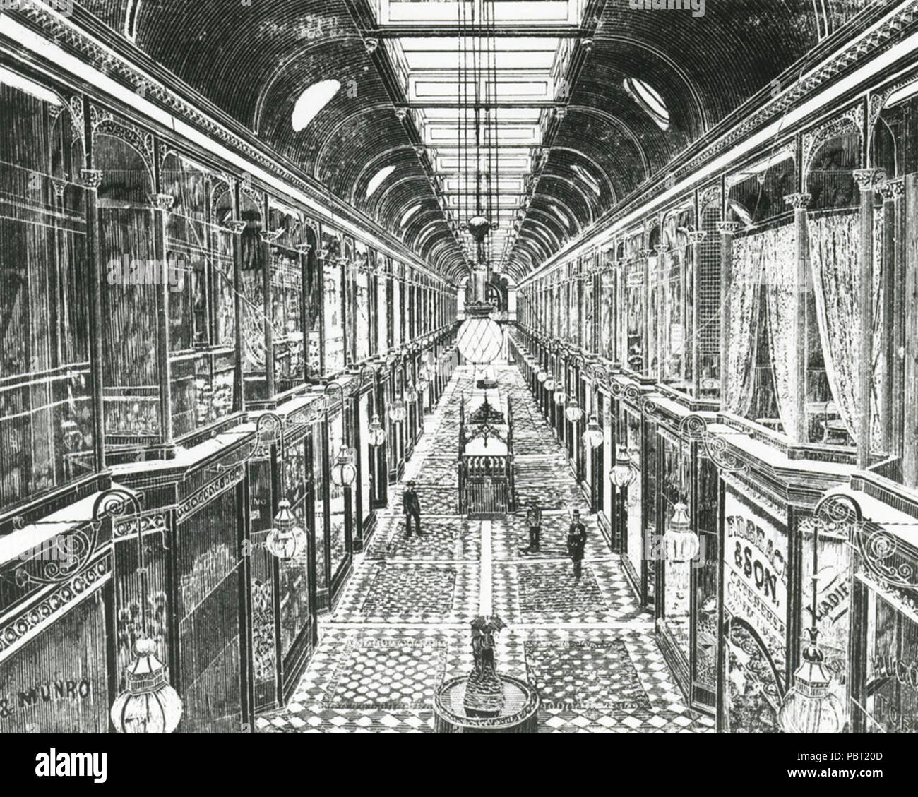 Adelaide Arcade 1886 Stock Photo - Alamy