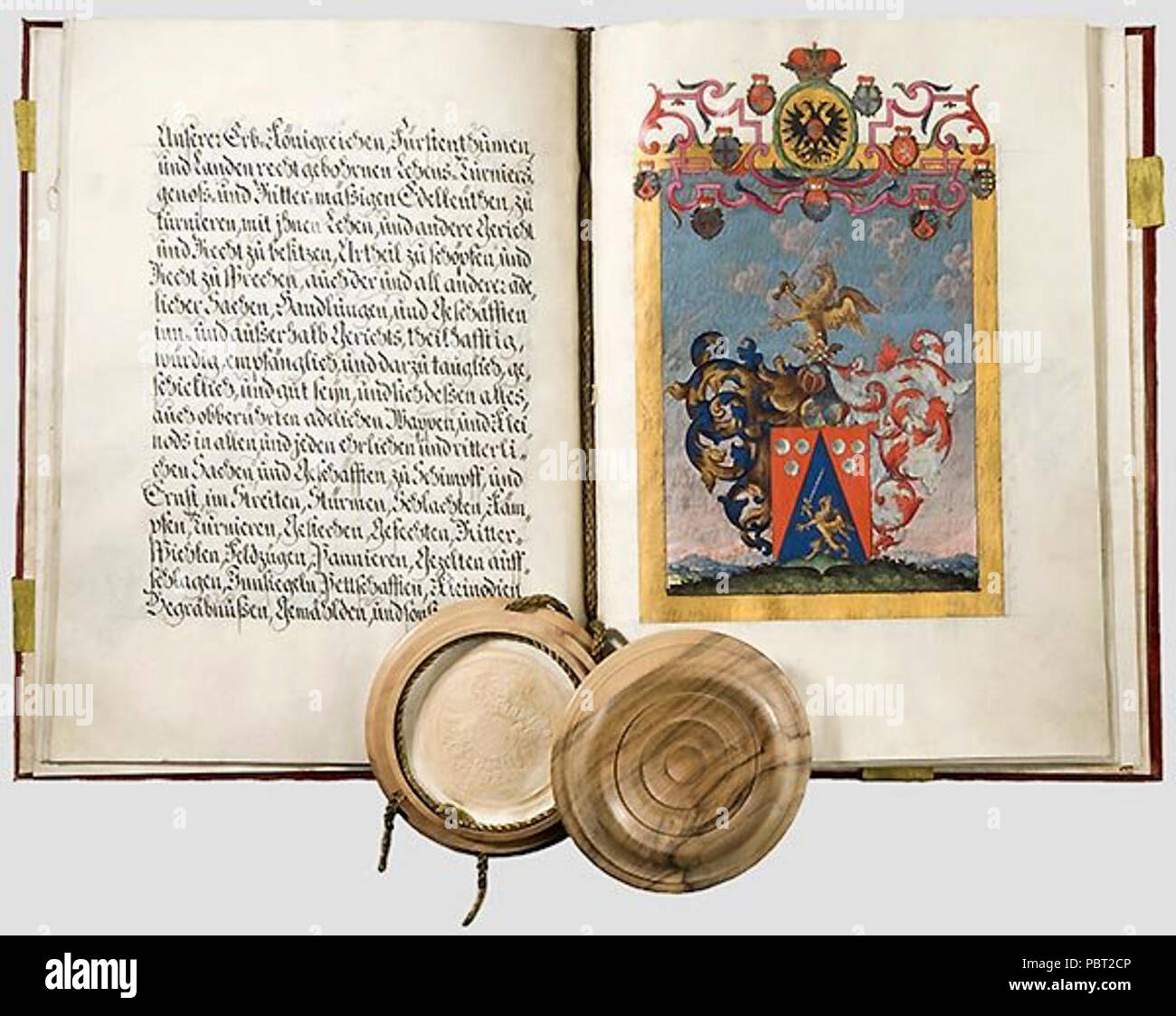 Adelsdiplom - Beitinger 1740 Stock Photo - Alamy