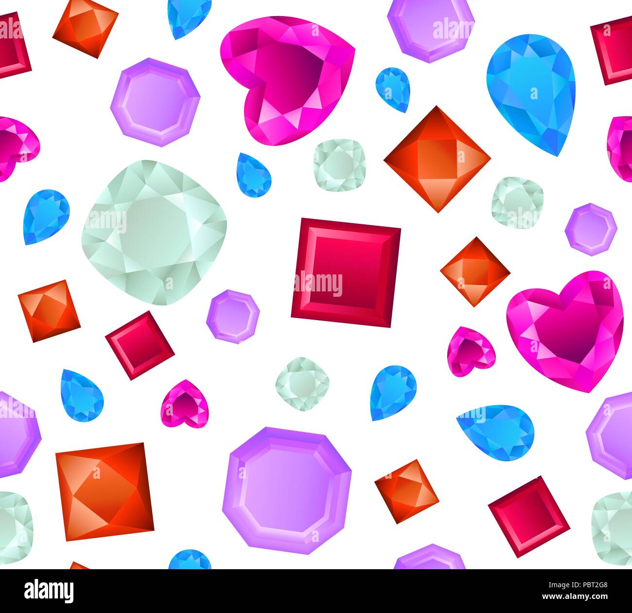 Realistic precious stones pattern Stock Vector Image & Art - Alamy