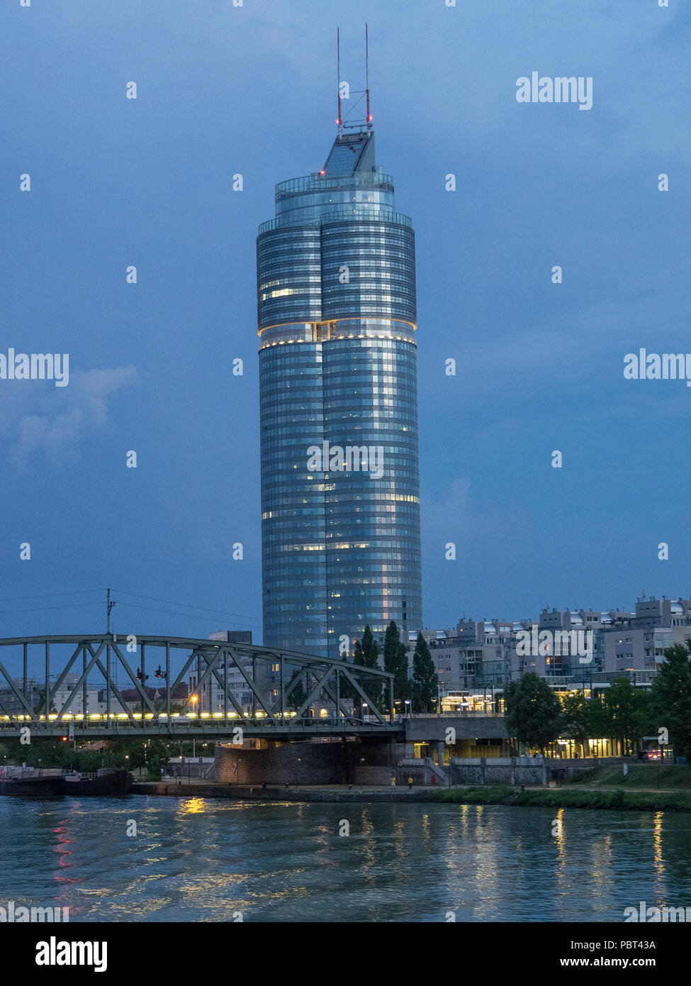 Vienna at night Stock Photo - Alamy
