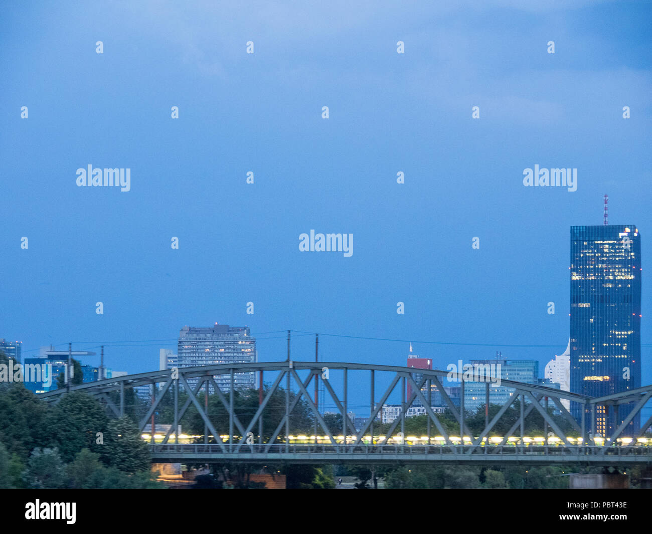 Vienna at night Stock Photo - Alamy