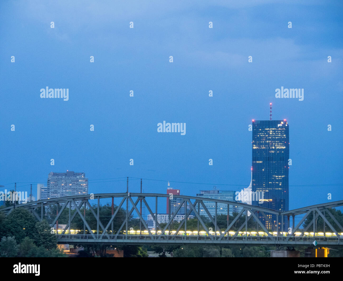 Vienna at night Stock Photo - Alamy