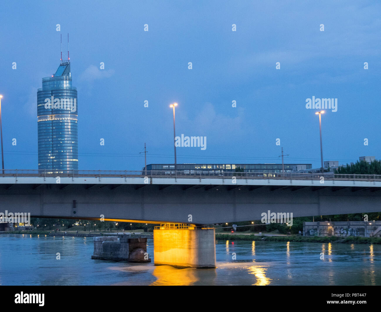 Vienna at night Stock Photo - Alamy