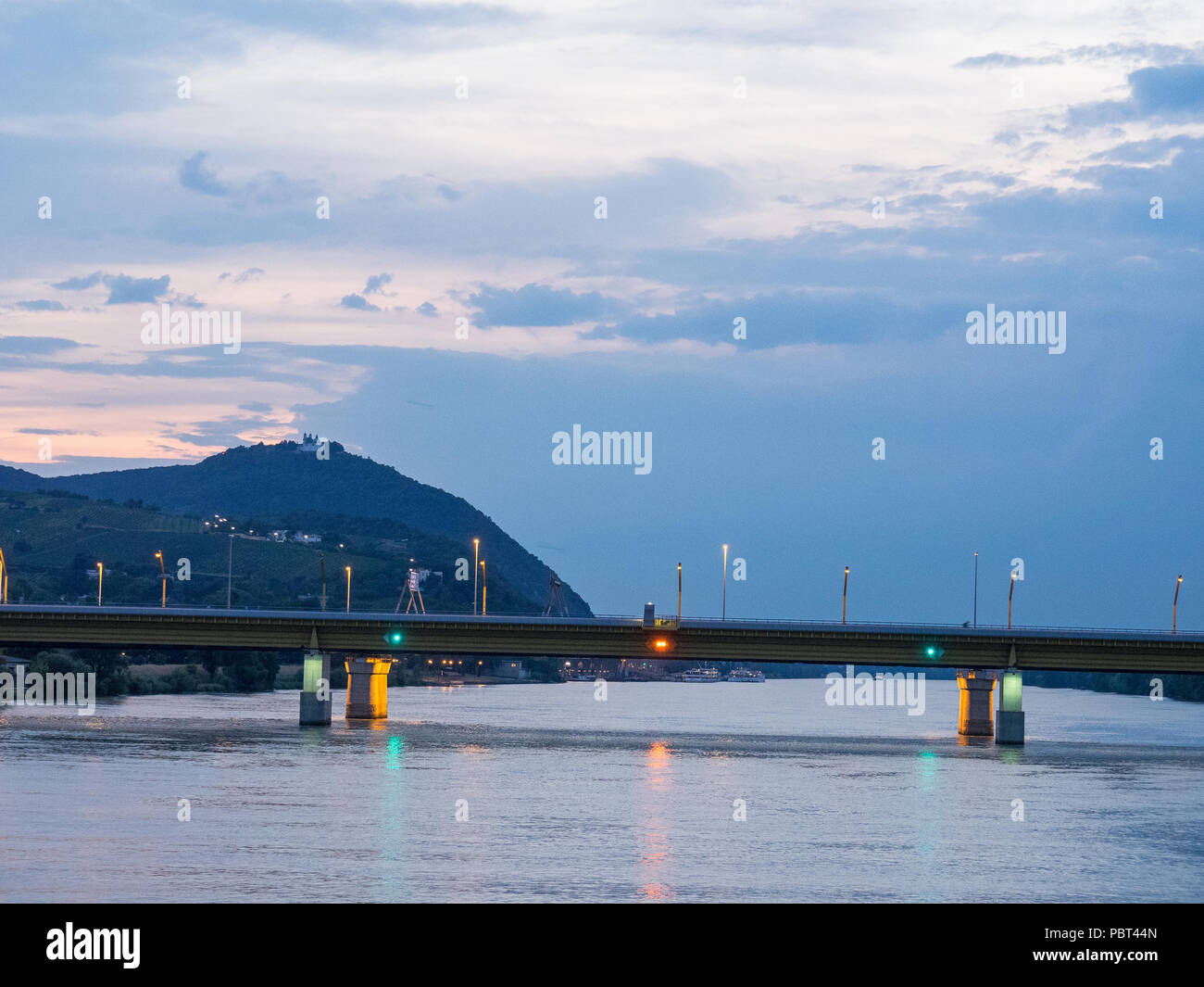 Vienna at night Stock Photo - Alamy