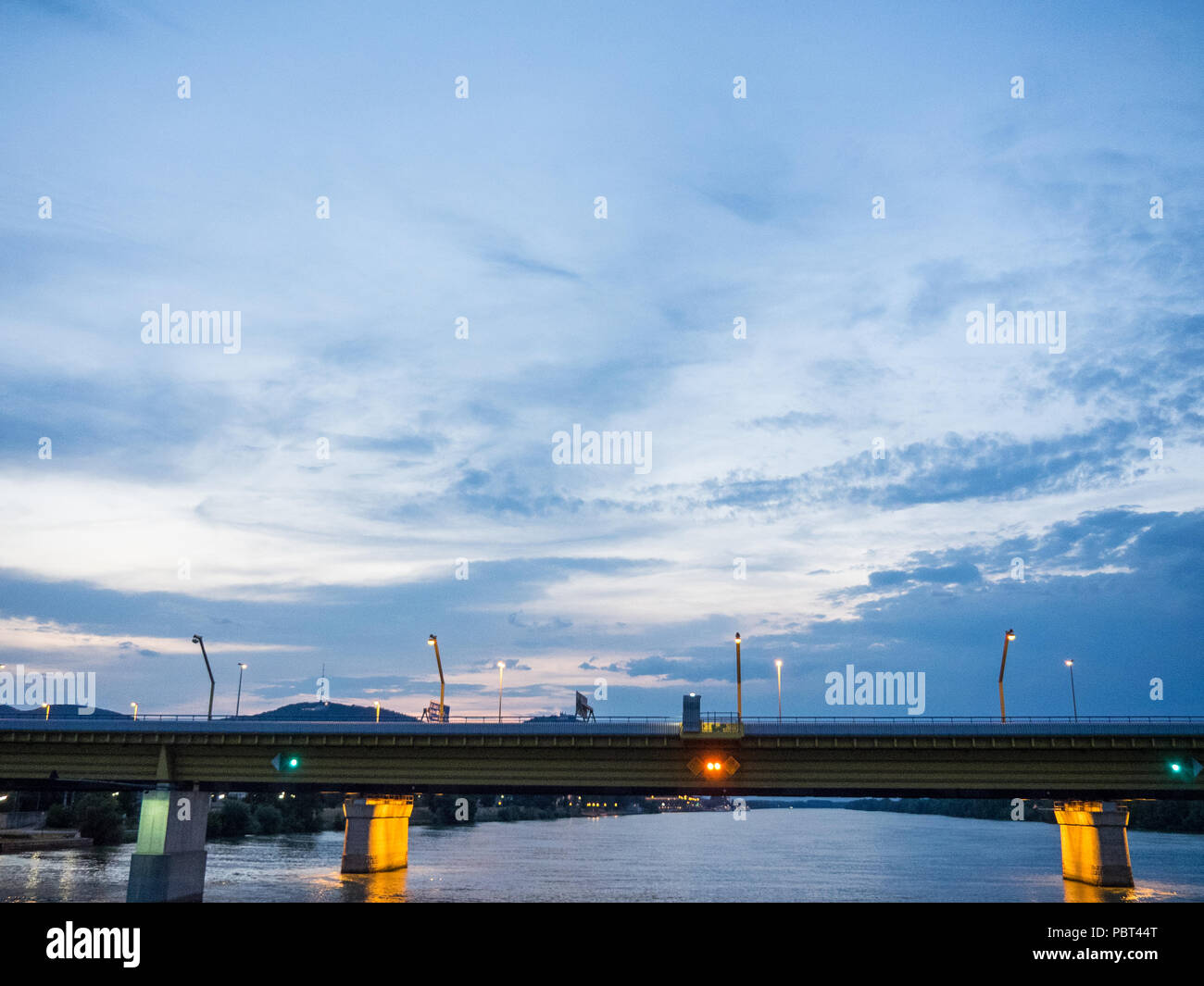 Vienna at night Stock Photo - Alamy