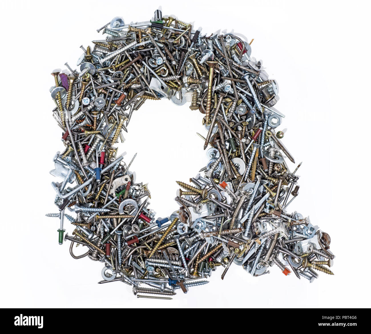 Industrial metal pipe alphabet letter hi-res stock photography and ...