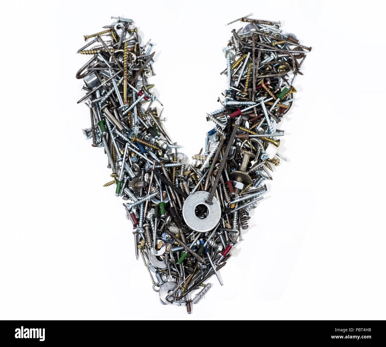 Industrial metal pipe alphabet letter hi-res stock photography and ...