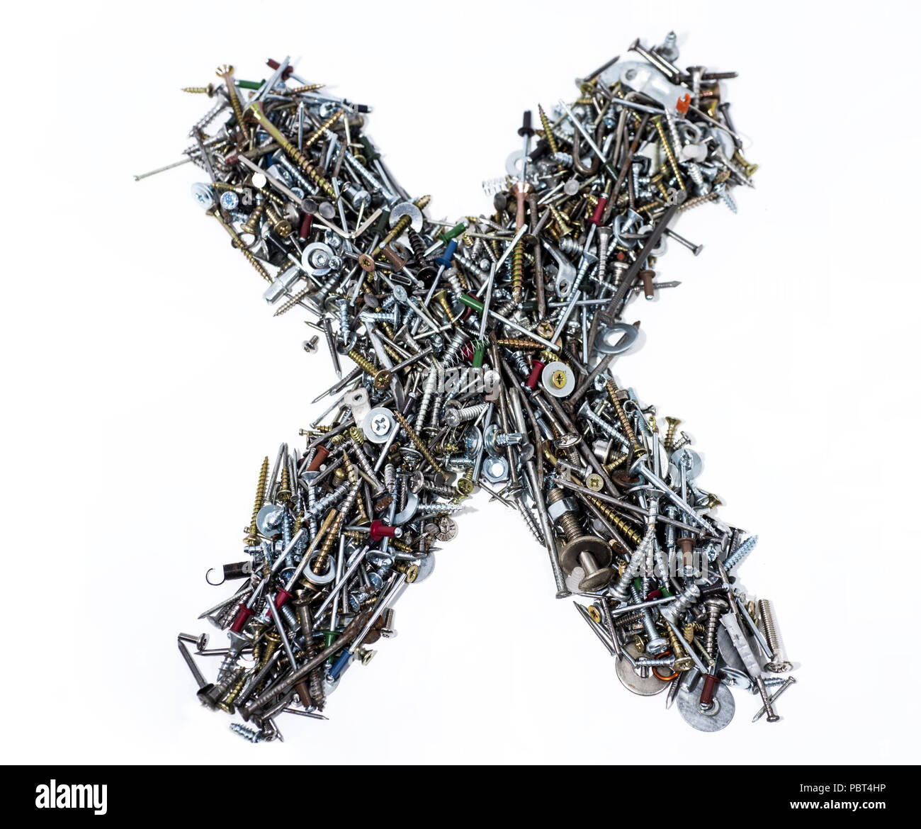 Industrial metal pipe alphabet letter hi-res stock photography and ...