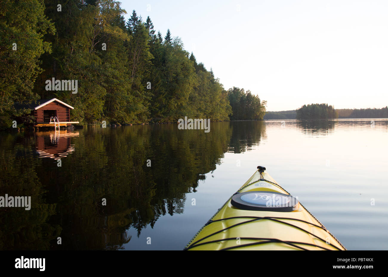 Finnish landscape lake hi-res stock photography and images - Alamy