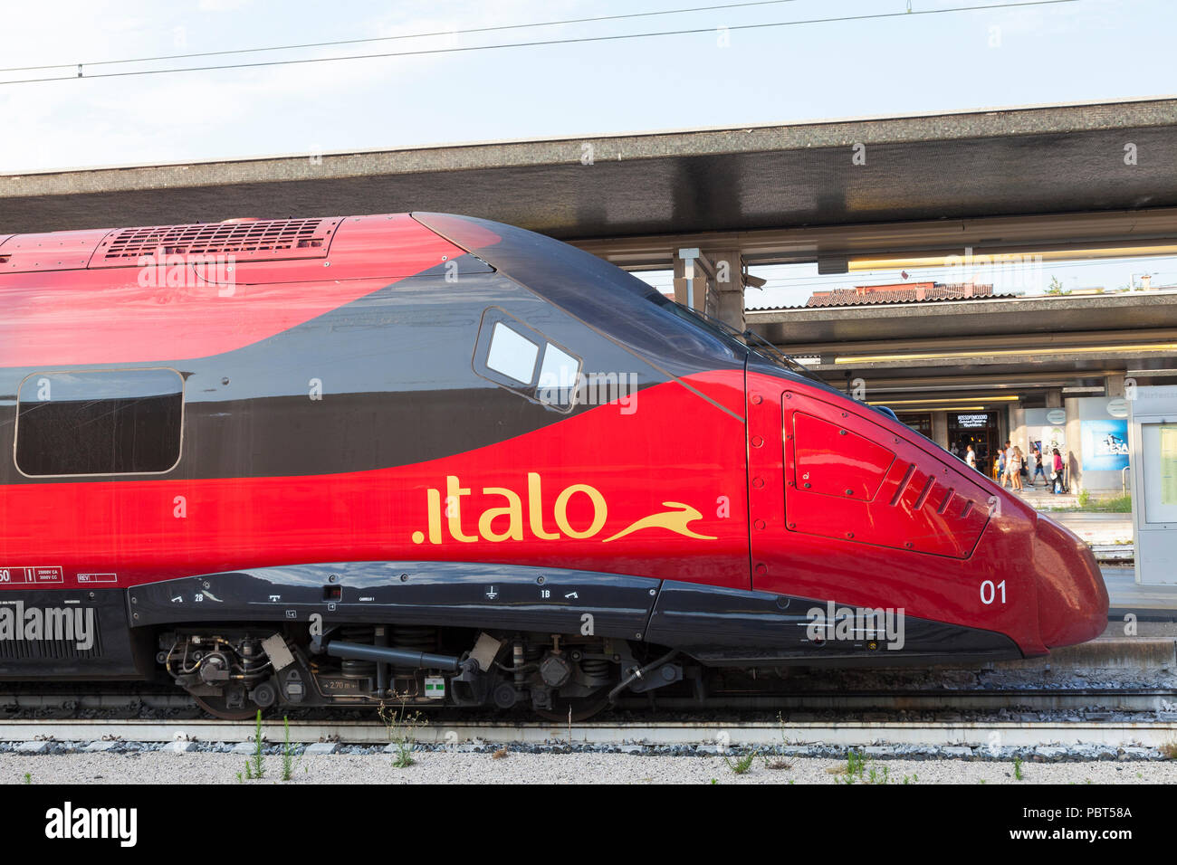 Italo logo hi-res stock photography and images - Alamy