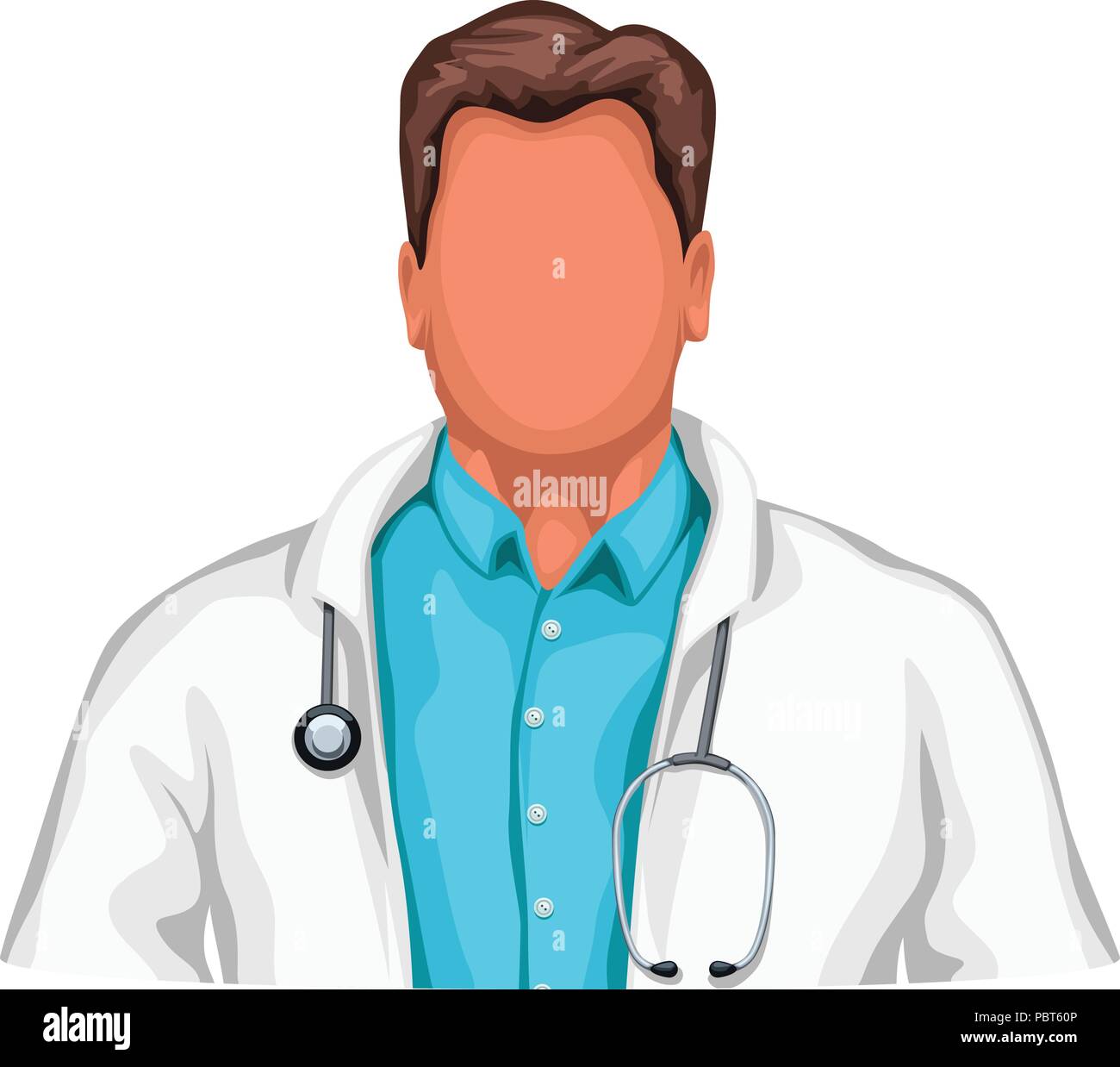 Portrait professional male doctor Stock Vector Images - Alamy