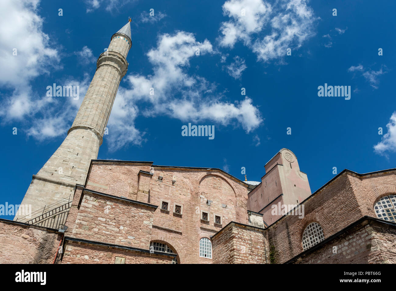Facade of the Hagia Sofia in Istanbul, Turkey, Europe Stock Photo - Alamy