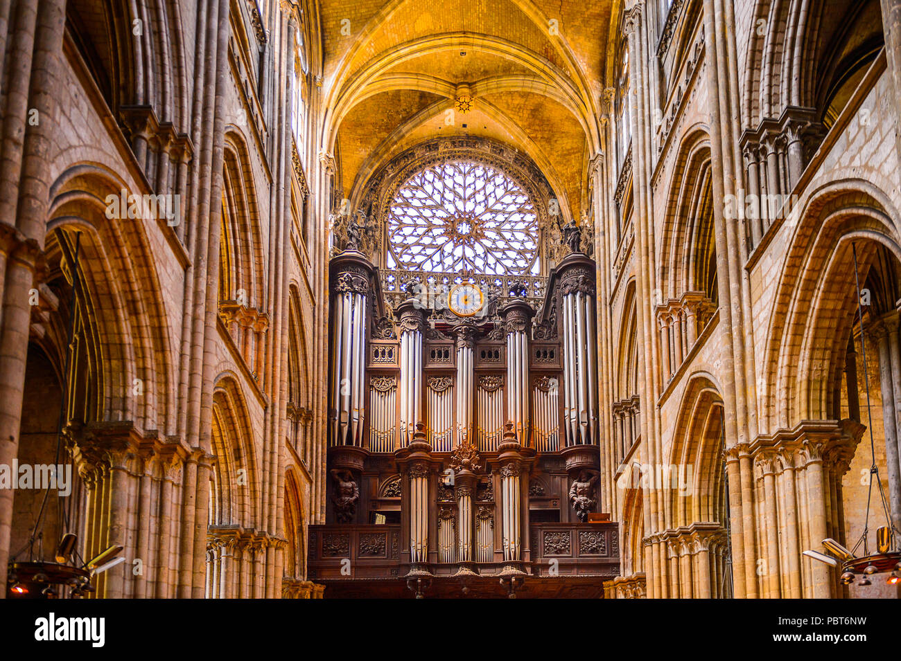 ROUEN, FRANCE - JUN 7, 2015: Rouen Cathedral (Notre Dame de Rouen), a ...