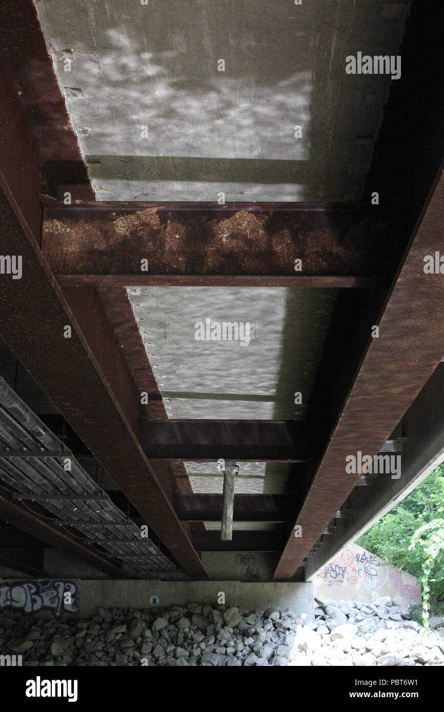 Sunlight reflecting from the water surface and shimmering onto the ...