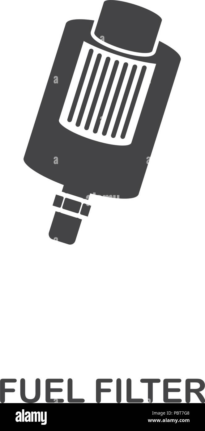 Fuel Filter creative icon. Simple element illustration. Fuel Filter ...