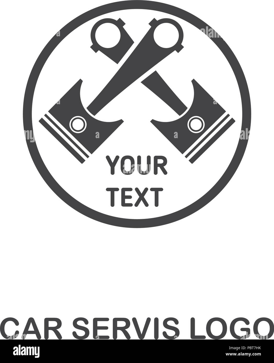 Car Servis Logo creative icon. Simple element illustration. Car Servis ...