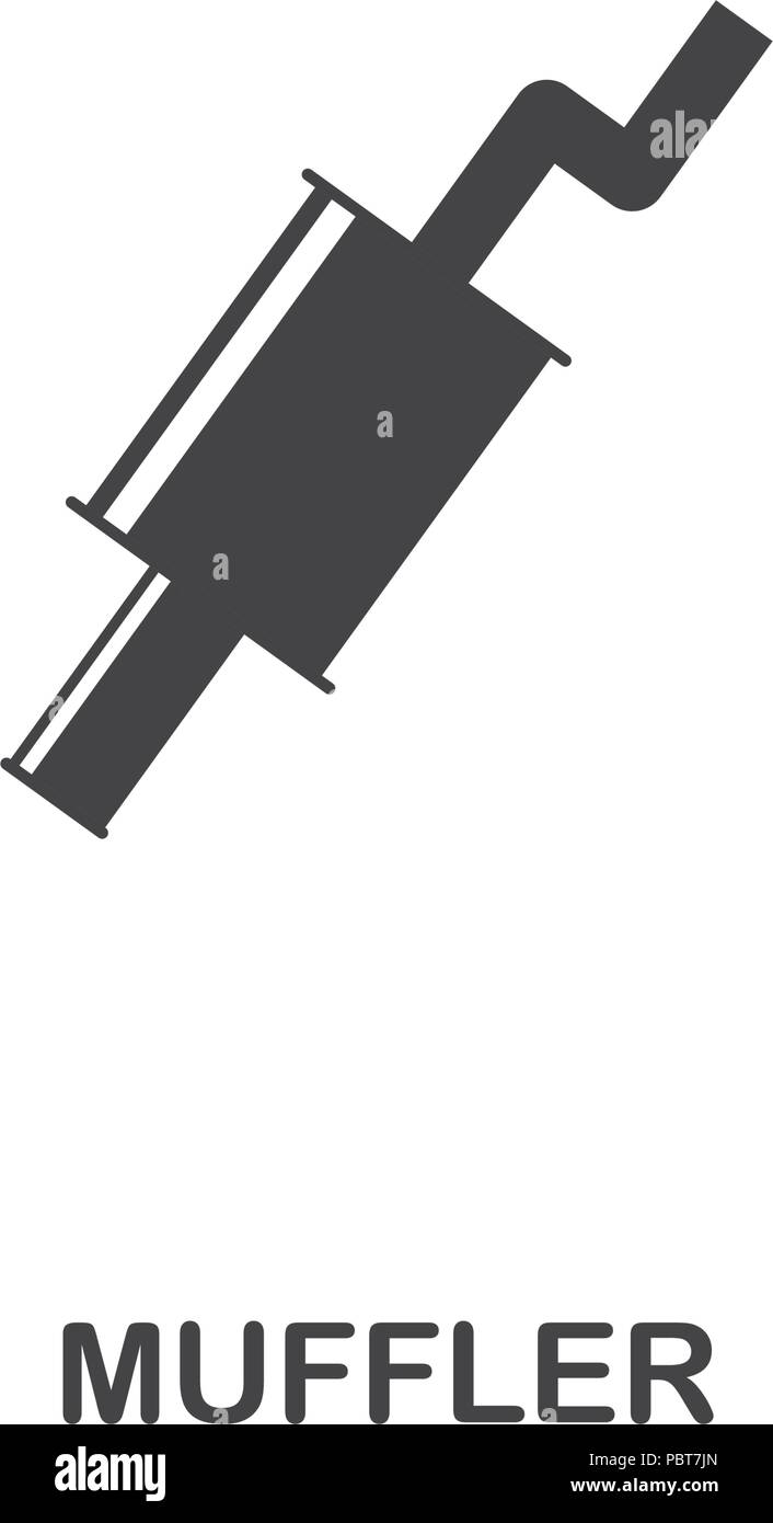 Black mufflers Stock Vector Images - Alamy