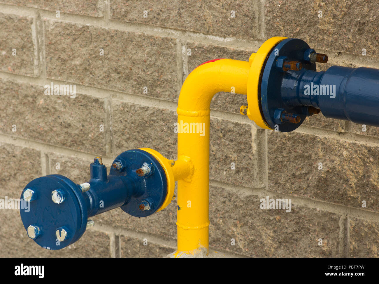 Detail residential gas pipe hi-res stock photography and images - Alamy