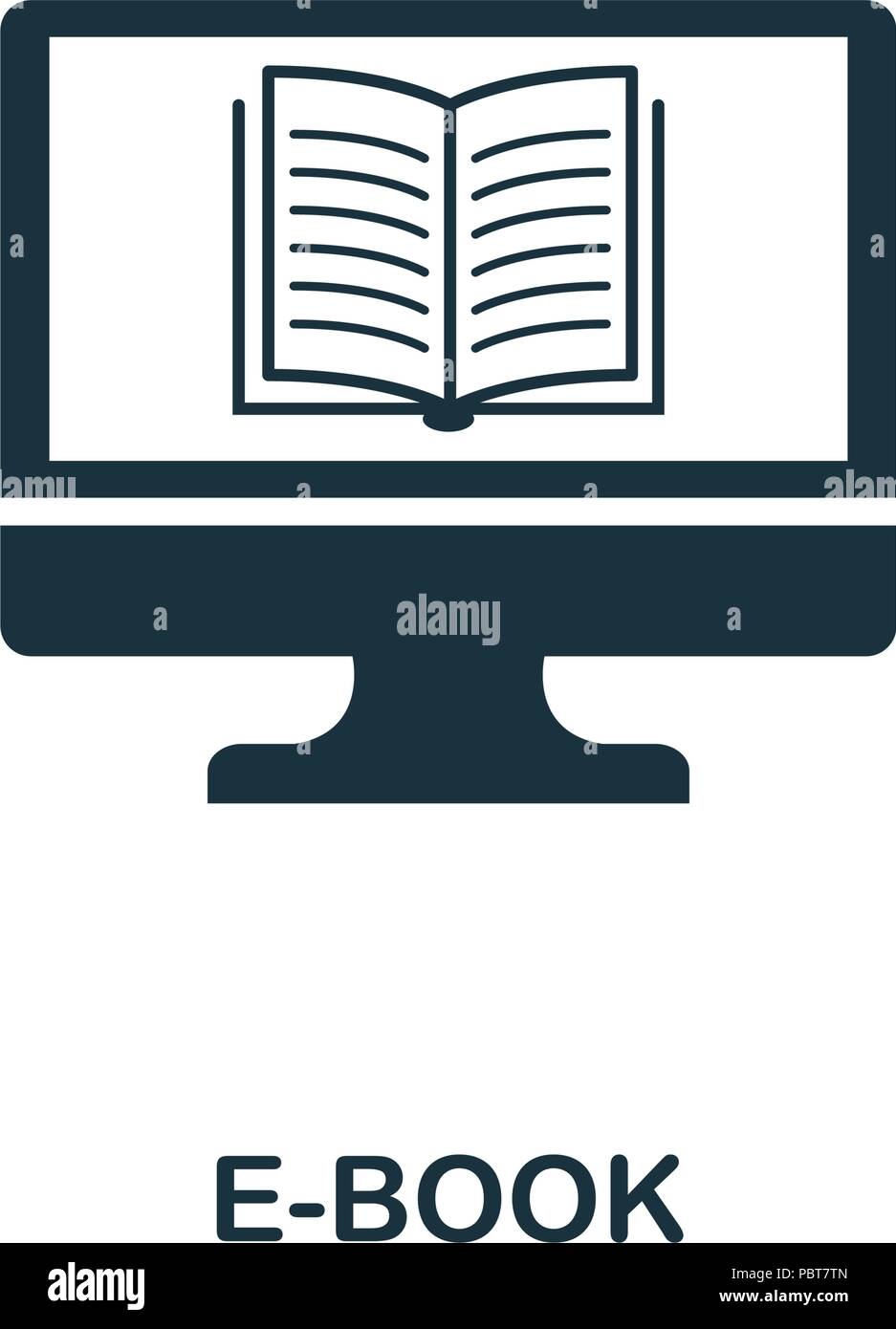 Web ebook icon simple Stock Vector Images - Alamy