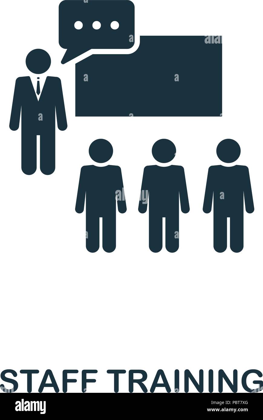Staff Training creative icon. Simple element illustration. Staff ...