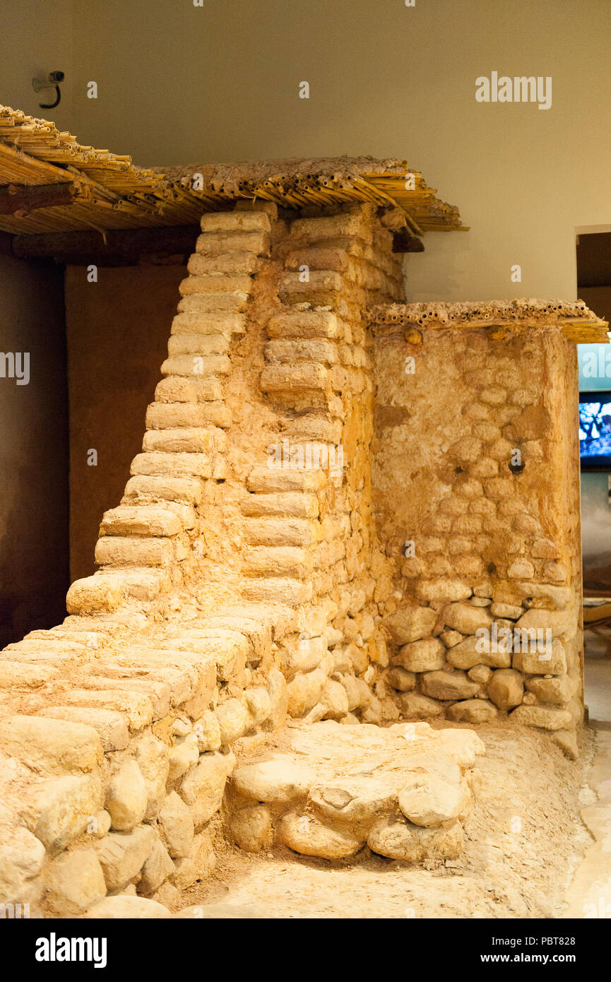 AMMAN, JORDAN - MAY 3, 2014: Interior of the Jordan Museum in Amman ...