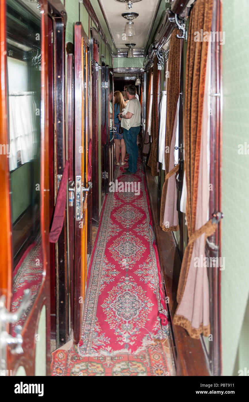 GORI, GEORGIA - JULY 21, 2014: Interior of the personal vagon of a ...