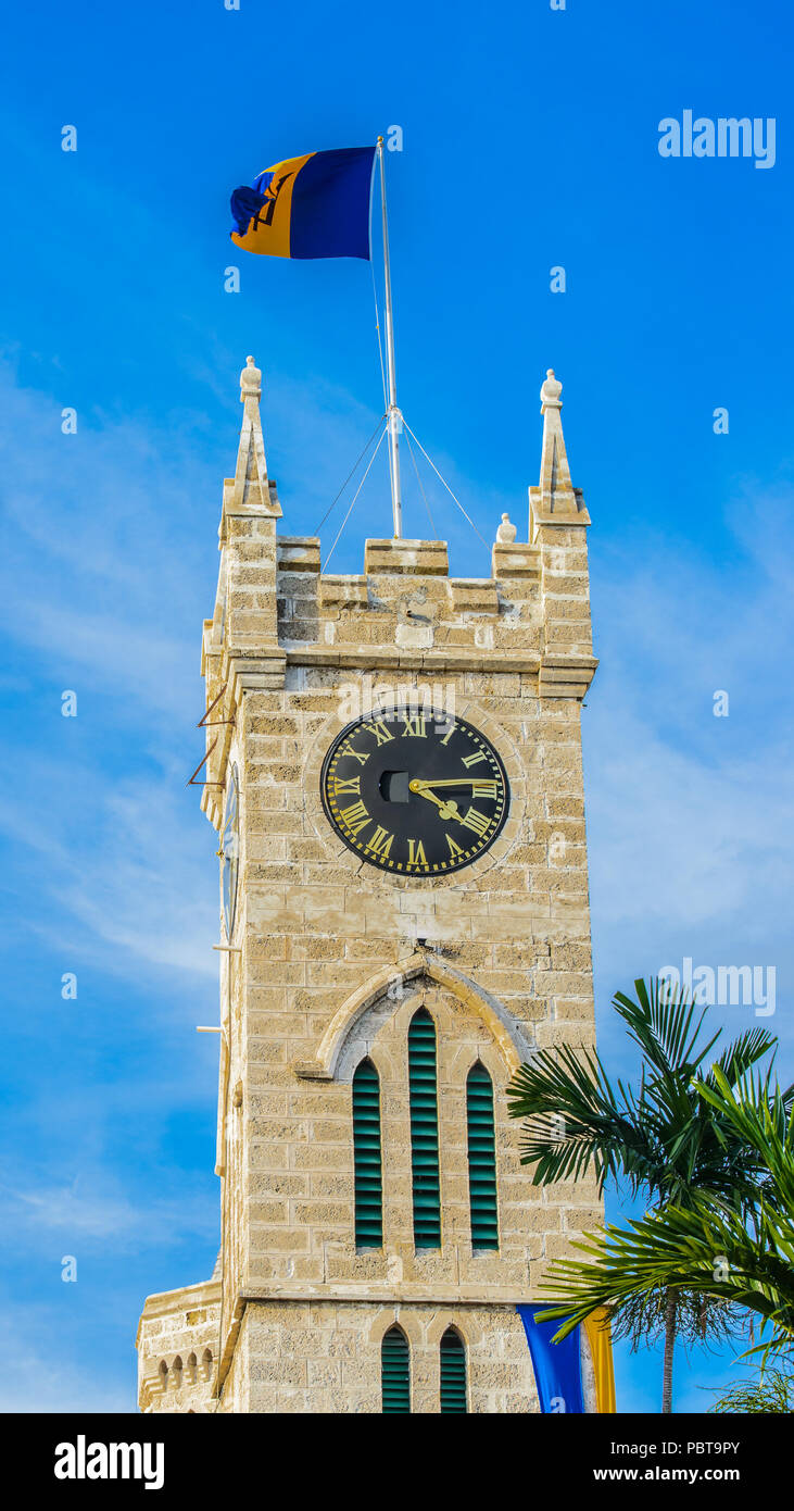 Parliament Building of Bridge town in Barbados. Historic Bridgetown and ...
