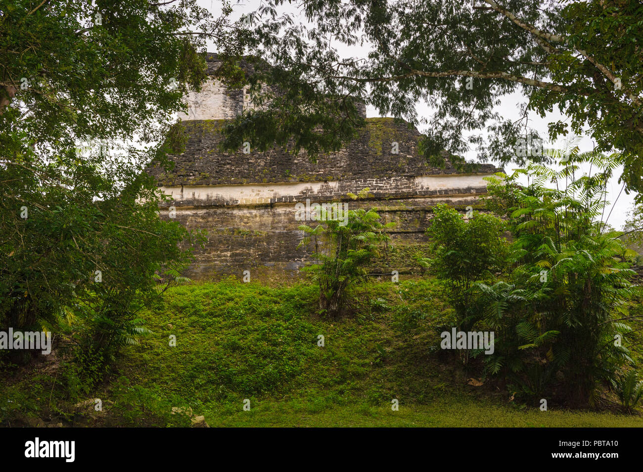 Pyramid in Lost World (Mundo Perdido, Guatemala Stock Photo - Alamy