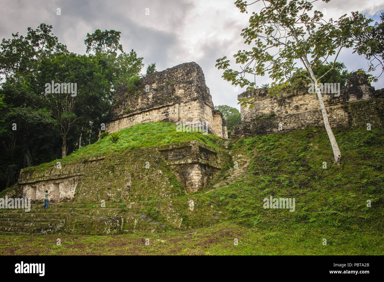 Houses from Maya civilization, Mundo Perdido, Lost World, Guatemala ...
