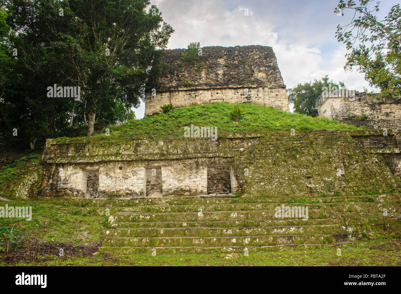 Houses from Maya civilization, Mundo Perdido, Lost World, Guatemala ...