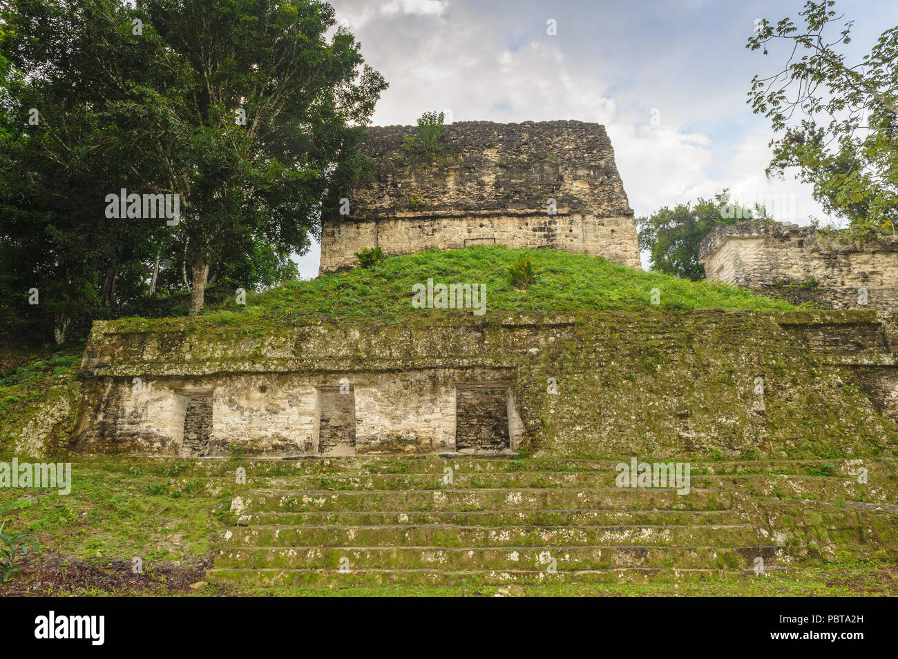 Nature on Maya civilization, Mundo Perdido, Guatemala Stock Photo - Alamy