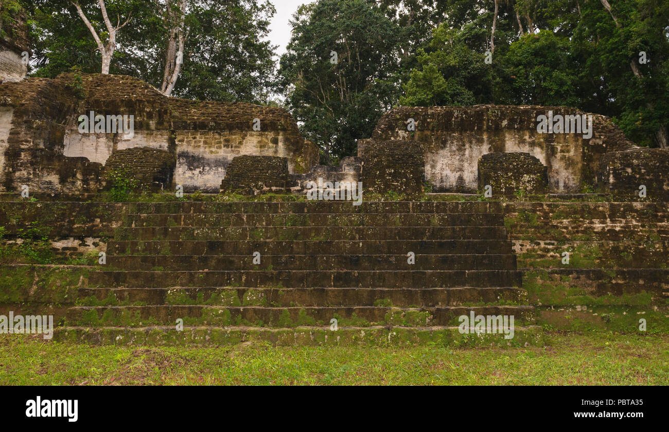 Mayan largest ceremonial complex. Tikal city, Lost World, Guatemala ...
