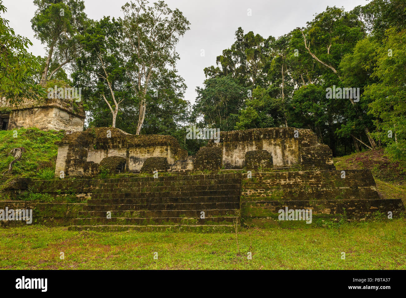 Mayan largest ceremonial complex. Tikal city, Lost World, Guatemala ...