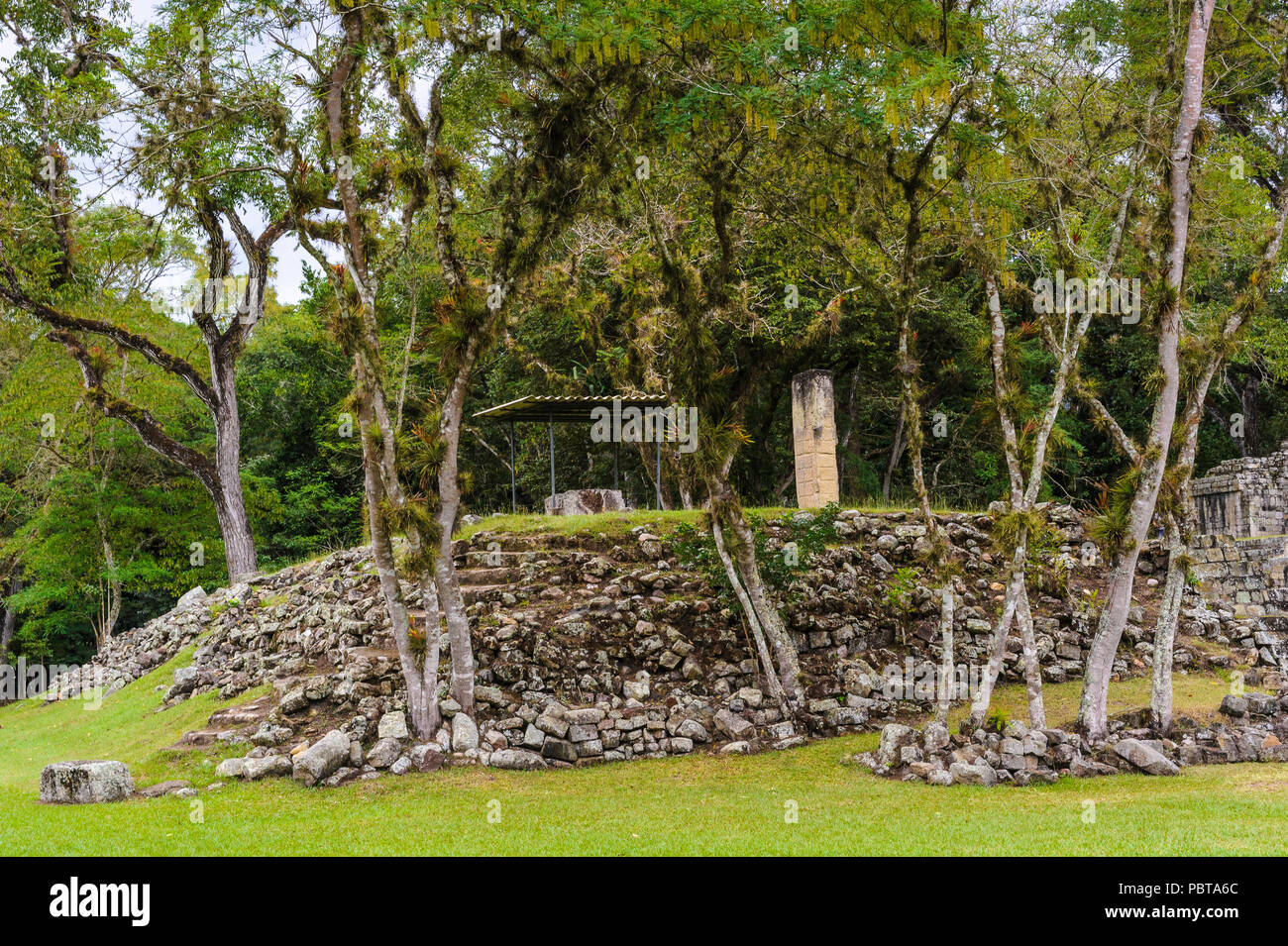 Mayan ruins of Copan, an archaeological site of the Maya civilization ...