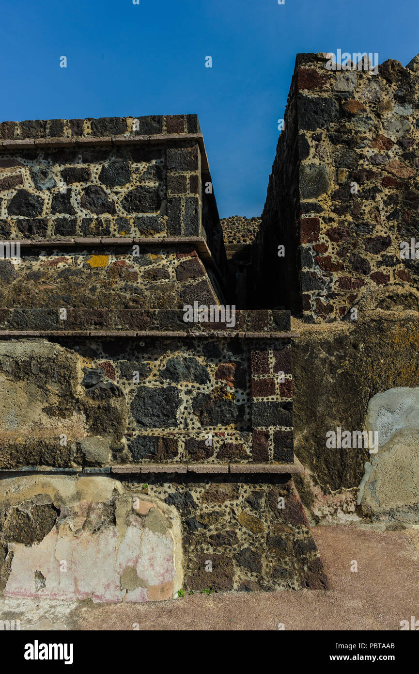 Ruins of the Pyramids of Pre-Columbian city Teotihuacan, Mexico Stock ...