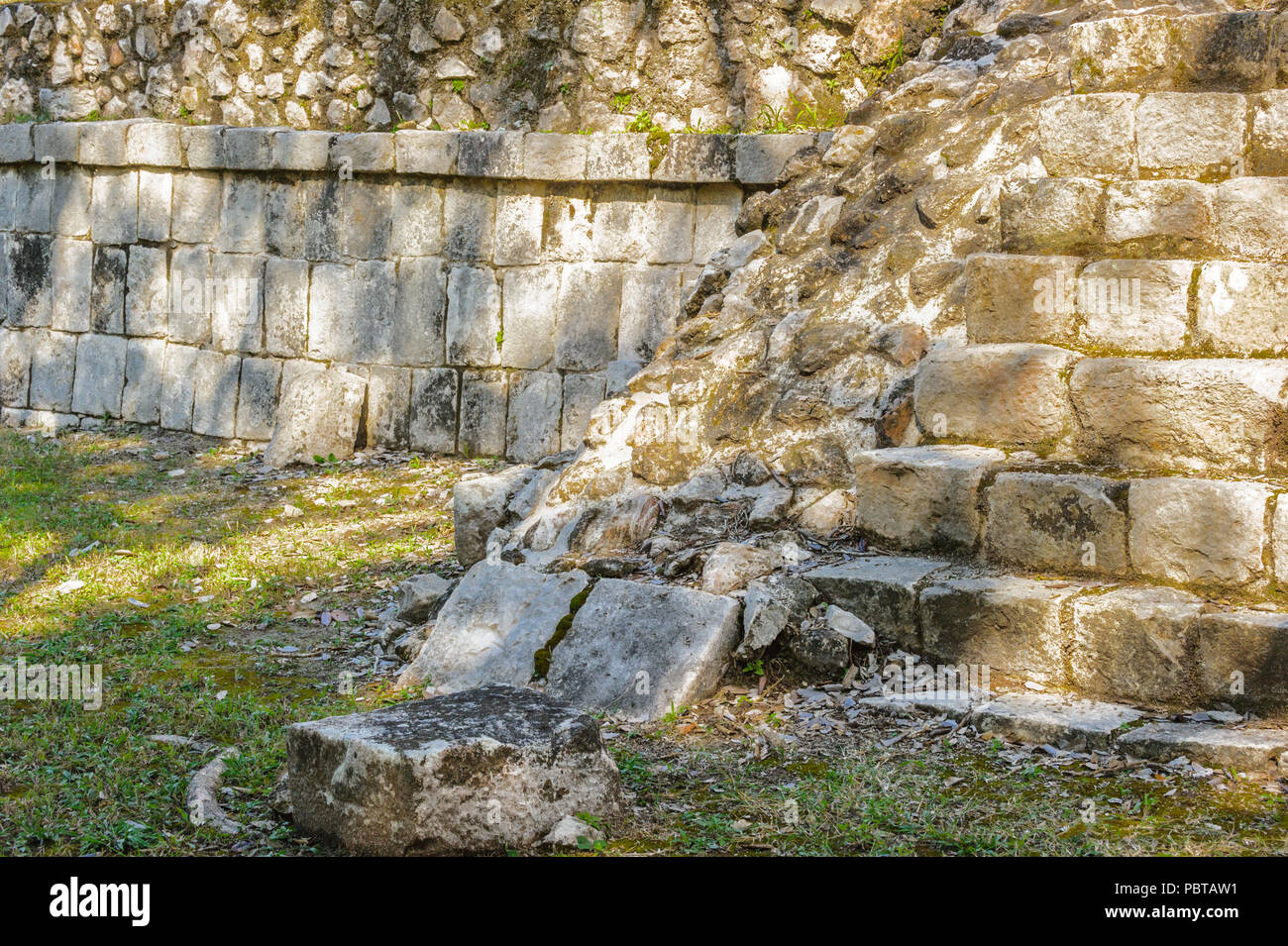 Maya architecture of Chichen Itza, a large pre-Columbian city built by ...
