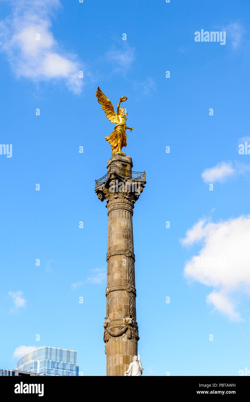 The Angel of Independance in Mexico City, DF Stock Photo - Alamy