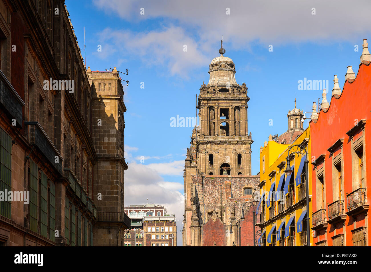 Architecture of the historic part of Mexico City, DF, the capital and ...
