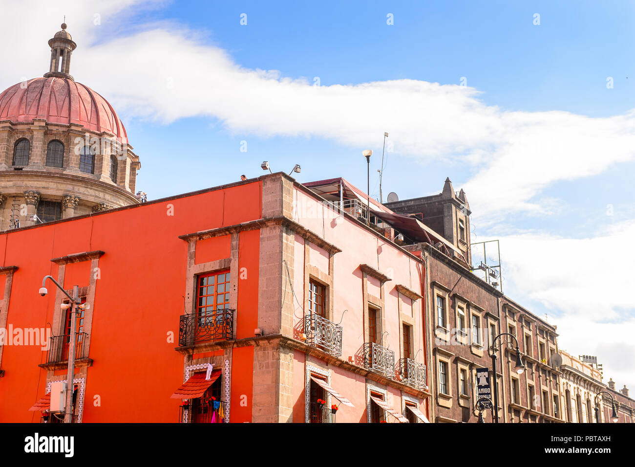 Architecture of the historic part of Mexico City, DF, the capital and ...
