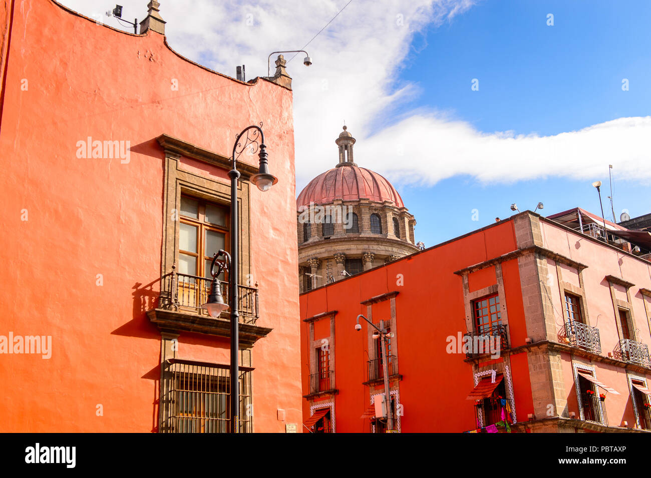Architecture of the historic part of Mexico City, DF, the capital and ...