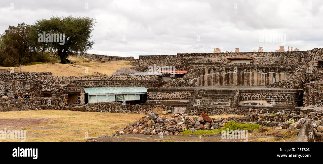 Teotihuacan, site of many Mesoamerican pyramids built in the pre ...