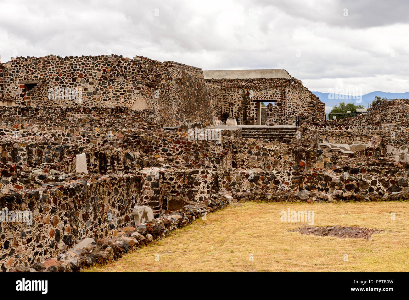 Teotihuacan, site of many Mesoamerican pyramids built in the pre ...