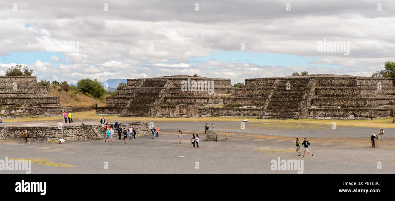 Pyramids of Teotihuacan, site of many Mesoamerican pyramids built in ...