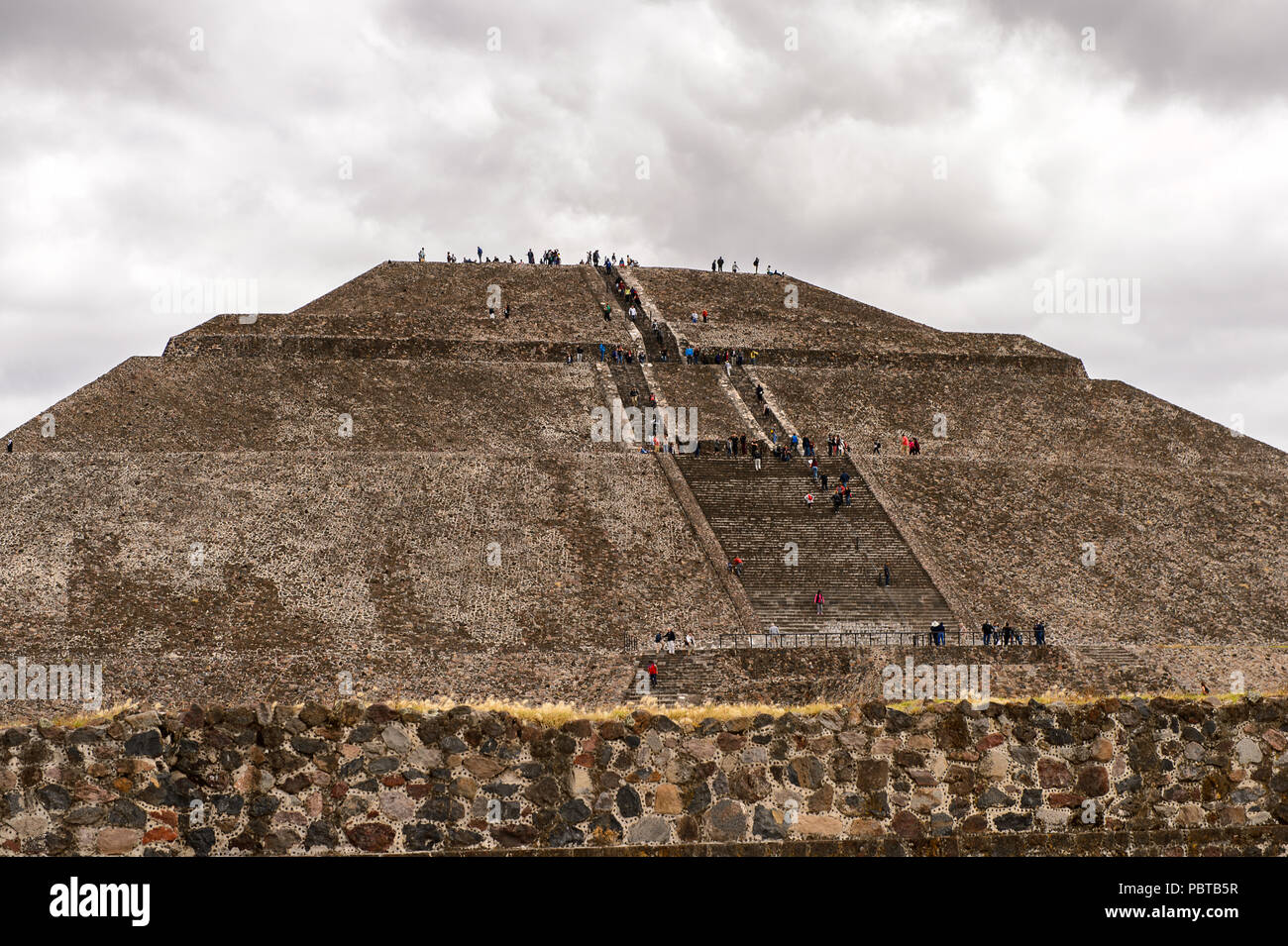 Sun Pyramid (Piramide del Sol) of Teotihuacan, it was an ancient ...