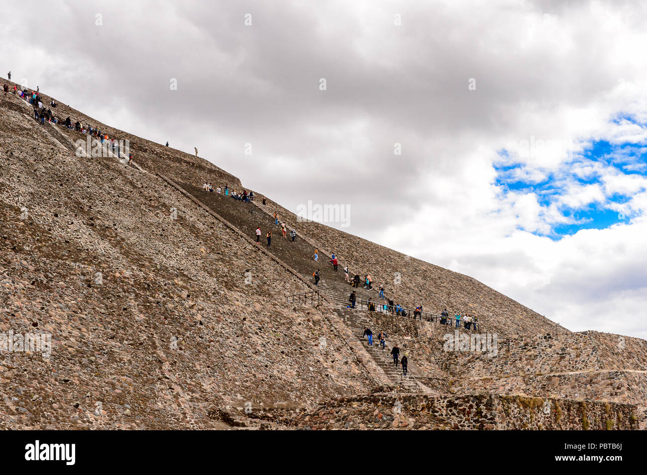 Sun Pyramid (Piramide del Sol) of Teotihuacan, it was an ancient ...