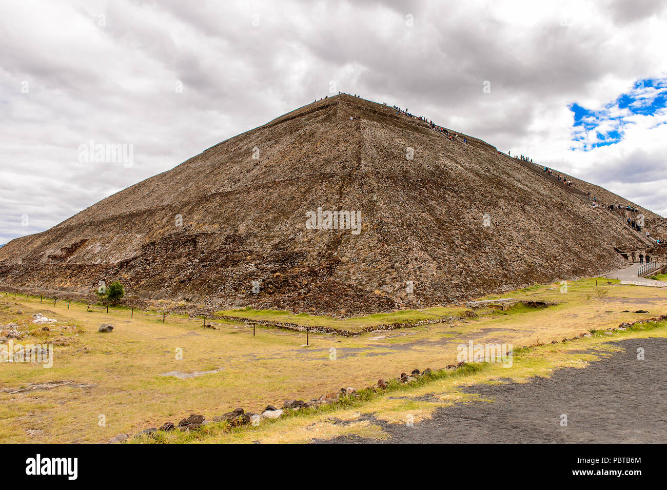 Sun Pyramid (Piramide del Sol) of Teotihuacan, it was an ancient ...