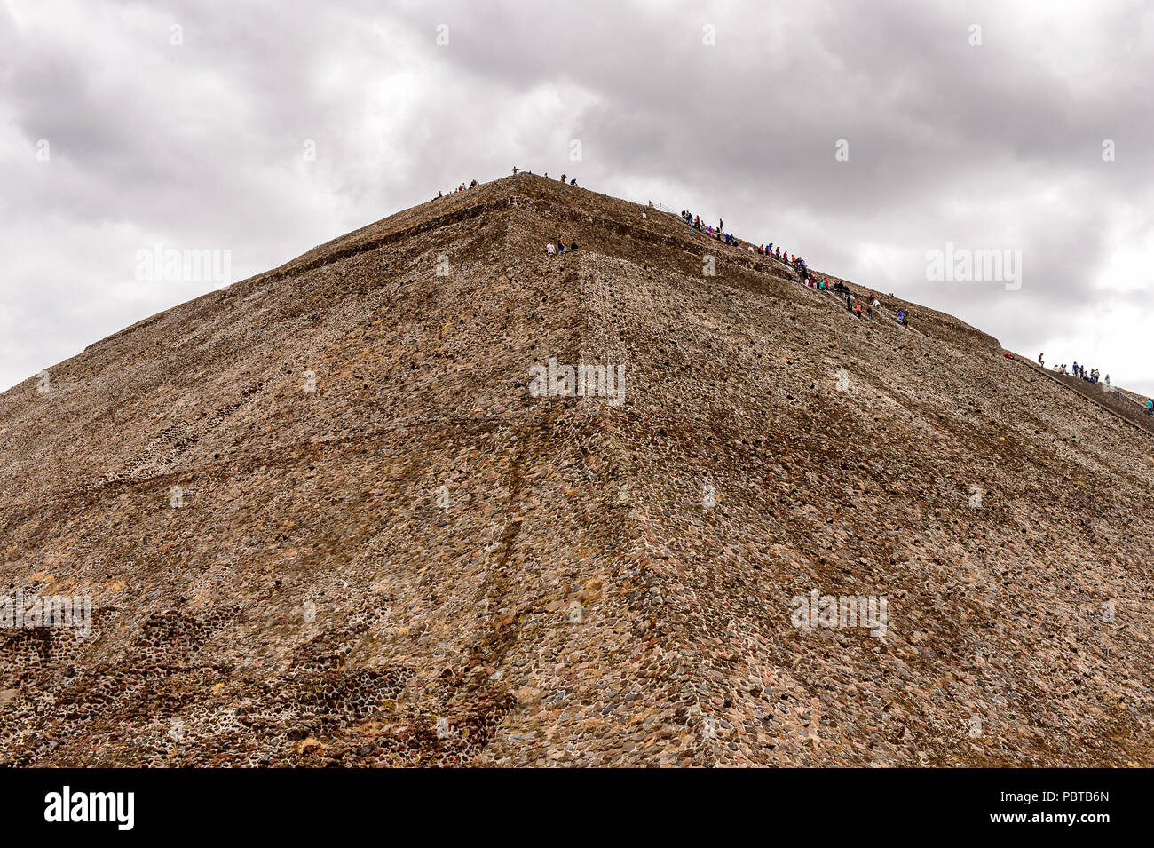Sun Pyramid (Piramide del Sol) of Teotihuacan, it was an ancient ...